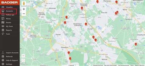 How To Use The On Map Feature Web App Badger Maps
