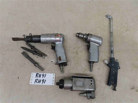 Air Chisel With Bits 3 8 Drive Air Palm Impact Driver 3 8 Air Drill Air Blower