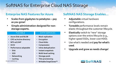 Softnas For Enterprise Cloud Nas Storage Ppt Download