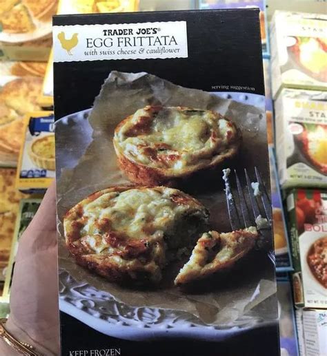 Trader Joes Egg Frittata With Swiss Cheese And Cauliflower