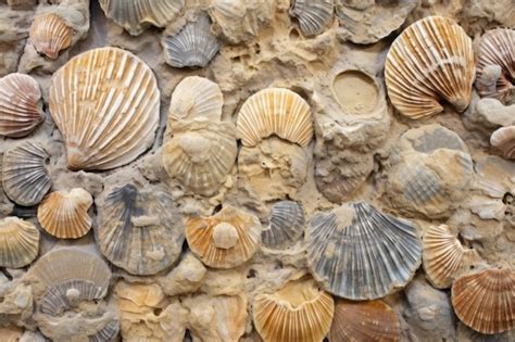 Premium Ai Image Fossilized Shells Embedded In Limestone