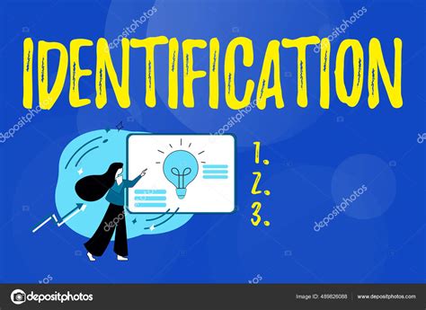 Text Caption Presenting Identification Business Showcase An Action Or Procedure To Identify