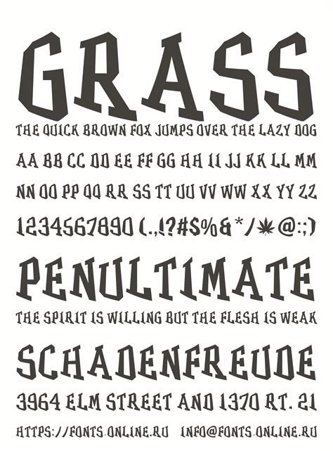 Grass Font