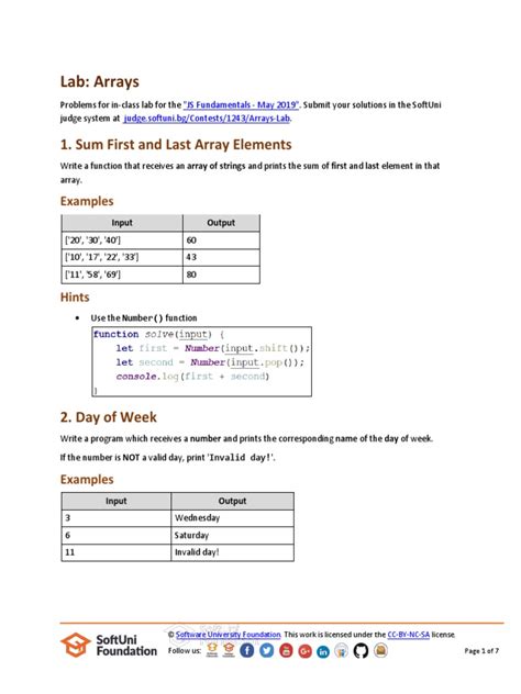 js arrays exercises pdf array data structure string computer