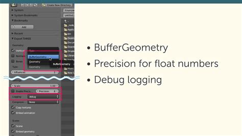 webgl 3d models by using three js blender exporter speaker deck