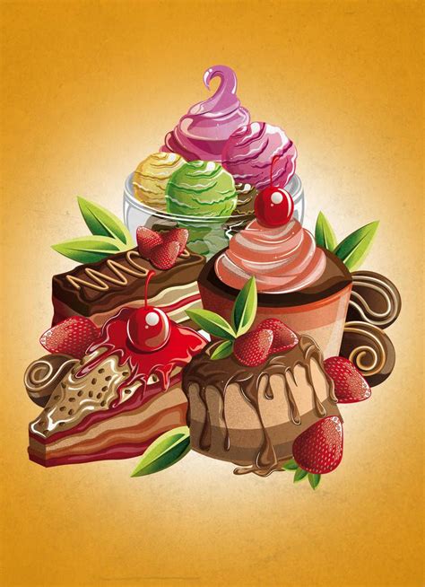 Dessert Illustration By Jml2art Dessert Illustration Illustration Art Deviantart Tatoo You