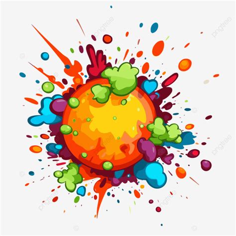 Blast Clipart Free Free Rainbow Splash Vector Clip Art Icons Color