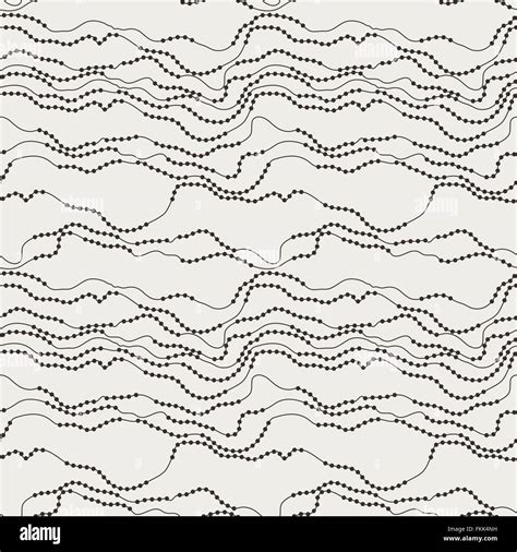 Seamless Vector Pattern Of Curved Lines Stock Vector Image Art Alamy