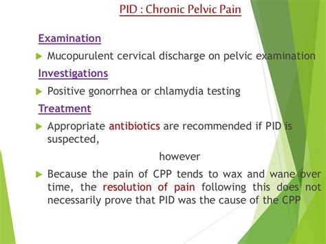 Pelvic Inflammatory Disease Pid