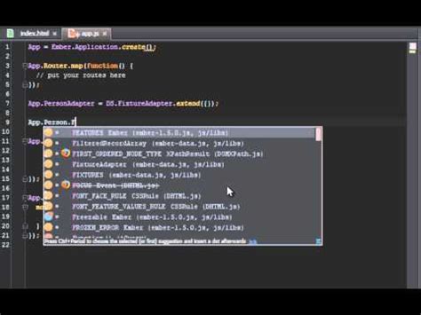 Mastering Ember Js Defining Creating And Using Models Video Lecture Build Web