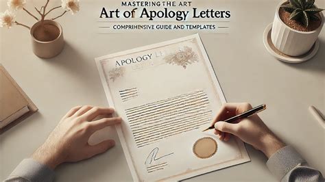 Mastering The Art Of Apology Letters Comprehensive Guide And Templates By Mahmood Rayyan Medium