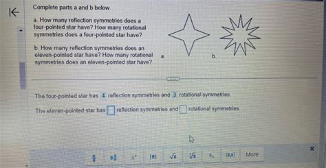 Solved Complete Parts A And B Below A How Many Reflection