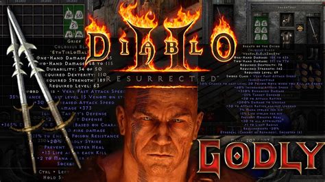 Diablo 2 Resurrected Grief And Botd Colossus Blades Youtube