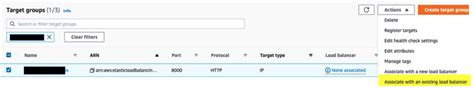 Amazon Web Services AWS Add Existing Load Balancer To Target Group Stack Overflow