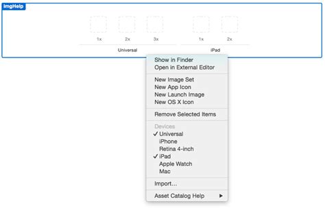 Ios Xcode 6 Xcassets For Universal Image Support Stack Overflow