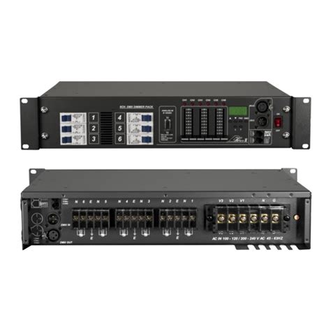 Arena Show By Arena Luci Dmx Dimmer Pack 10a X 6ch