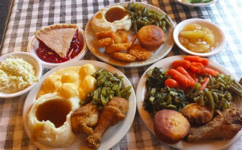 Delicious Southern Style Dishes In A Cafeteria Setting