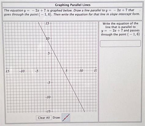 solved graphing linear equations draw an accurate graph of