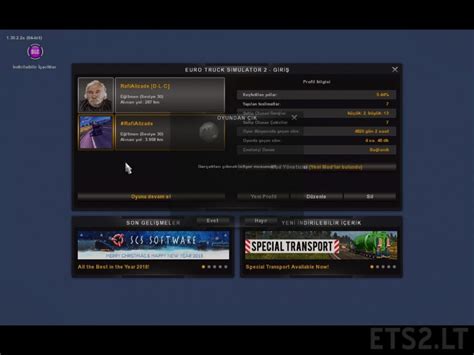 Save Game Money Level ETS Mods