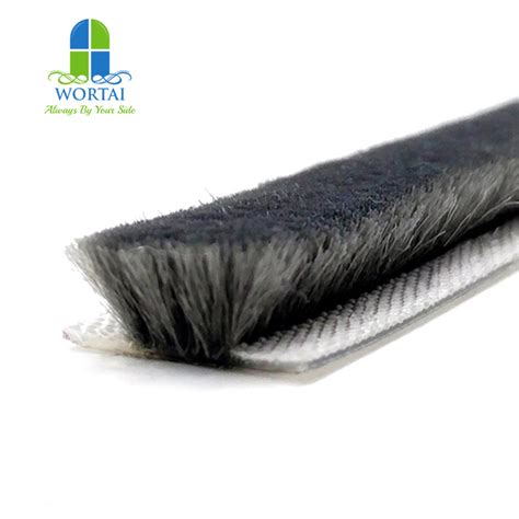 Sliding Window And Door Weather Seal Brush Wool Pile Weather Strip With