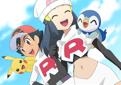 Pikachu Dawn Ash Ketchum Piplup And Jessie Pokemon And 2 More