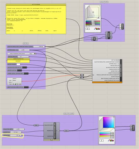 interactive hatch maker in grasshopper to output pat file insulation