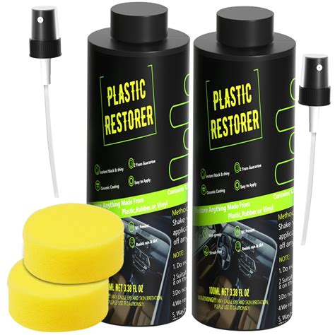 Snapklik.com : Plastic Restorer For Cars, Car Plastic Restorer Black ...