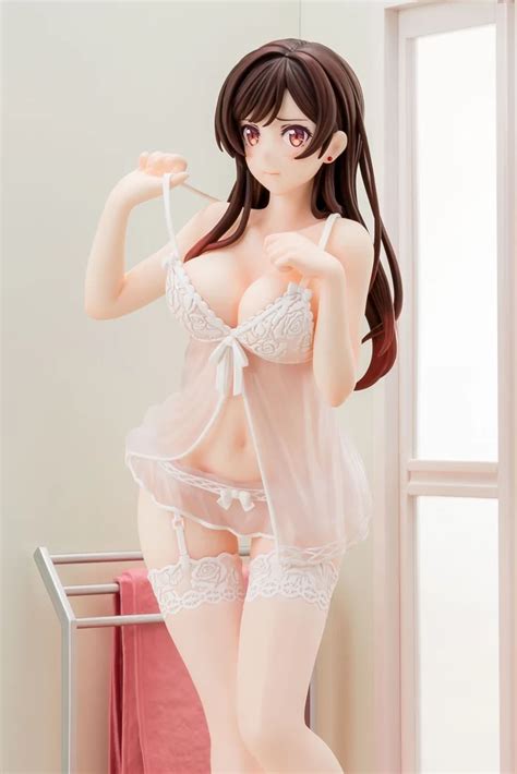 Rent A Girlfriend Chizuru Mizuhara See Through Lingerie Angel White