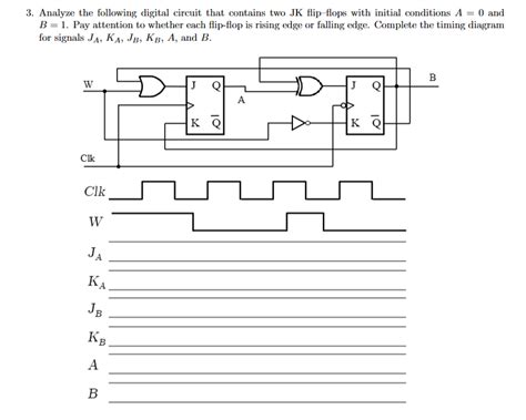 solved 3 analyze the following digital circuit that