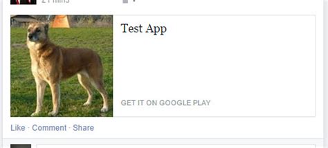 Android Facebook Share Missing Texts Stack Overflow