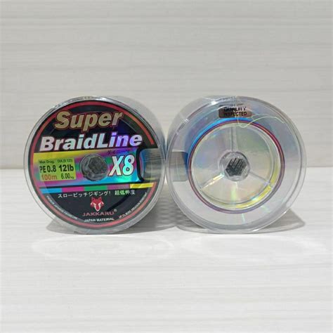 Pe Jakkaru Super Braid Line X8 100m Multicolor Shopee Philippines