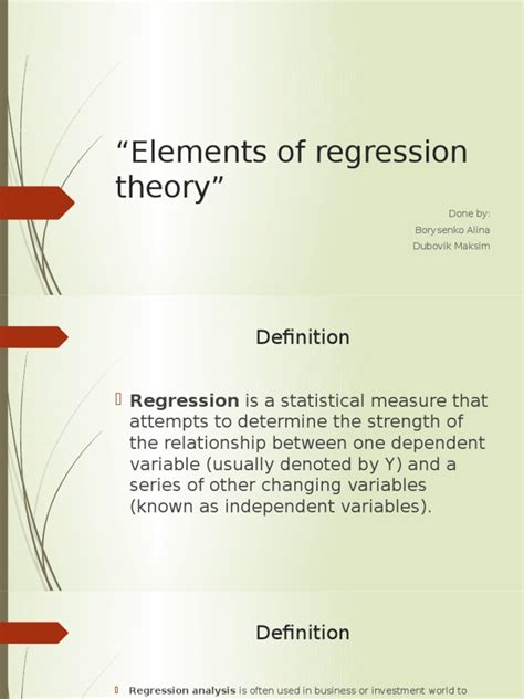 Math Regression Theory Pdf Regression Analysis Errors And Residuals