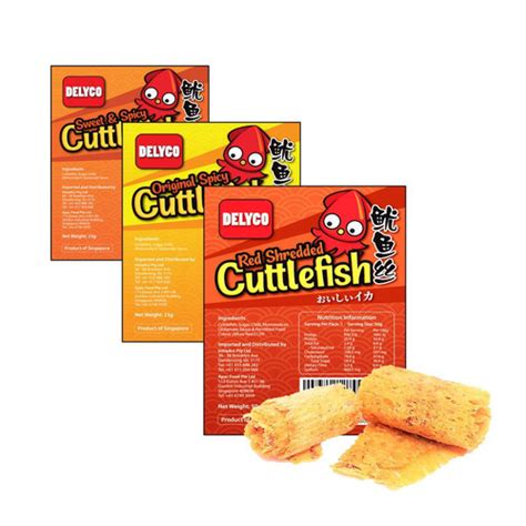 Dried Cuttlefish Slices Snack Product Of Singapore Shun Yue Hong
