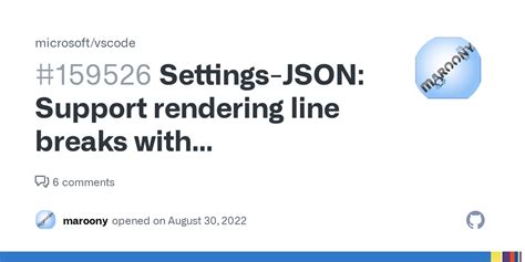 Settings Json Support Rendering Line Breaks With Markdowndescription · Issue 159526