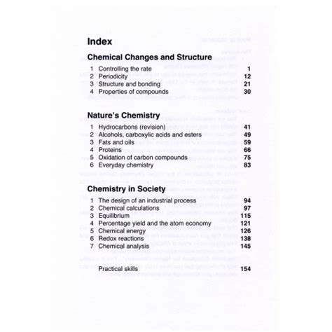 Revision Notes For Higher Chemistry