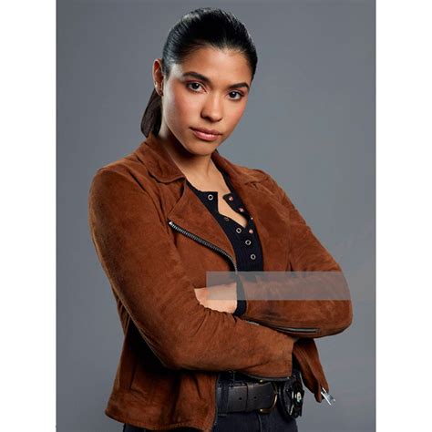 Lisseth Chavez Chicago Pd Season 7 Vanessa Rojas Suede Jacket