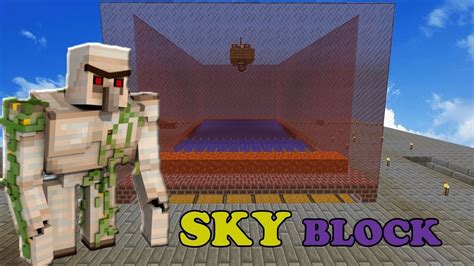 Full Otomatİk Iron Golem Farm Minecraft Skyblock 2 Hyper Fox Eski