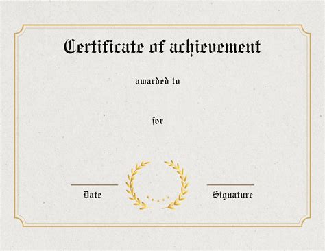 Printable Blank Certificate Templates [pdf Included] Printables Hub