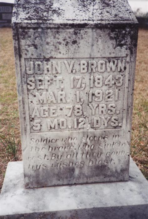 John Virgil Brown Jr 1843 1921 Find A Grave Memorial