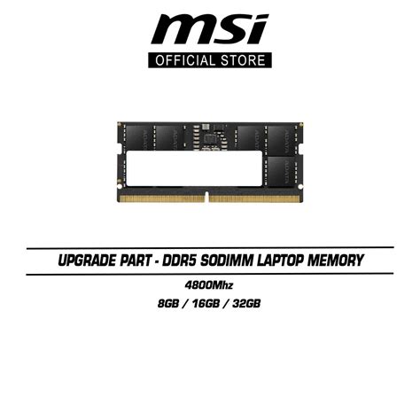 Component For Upgrade Laptop Ram Ddr5 4800mhz Shopee Malaysia