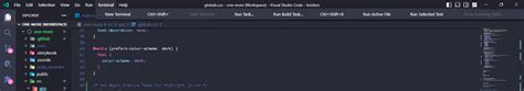 Horizontal Menus · Issue 178813 · Microsoft Vscode · Github