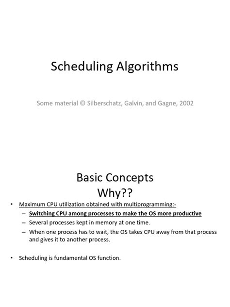 sdc 2 2 2 3 scheduling algorithms pdf