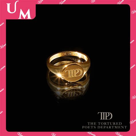 Taylor Swift Ttpd Merch Simple Ring The Tortured Poets Department Ring Mens And Womens Fashion