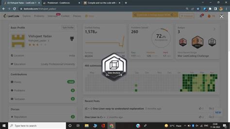 Vishvjeet Yadav On Linkedin Connections Dsa Leetcode