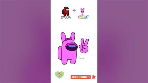 Mini Crewmate X Sprunki Pinki Among Us Whos Next Cute Fusion