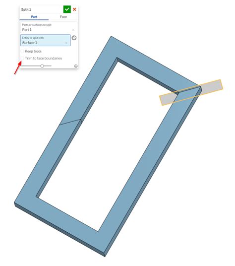 How Can The Extents Of A Split Be Controlled — Onshape