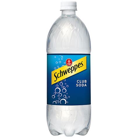 Schweppes® Club Soda Bottle 1l