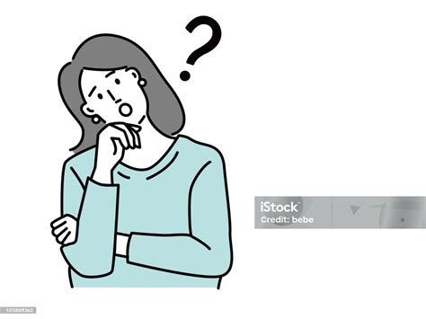 혼란스러운 여자가 함께 생각하고 있습니다 물음표 벡터 일러스트레이션을 가진 사람 남자와 여자 와 질문 생각 남자 가공의 인물에 대한 스톡 벡터 아트 및 기타 이미지 Istock