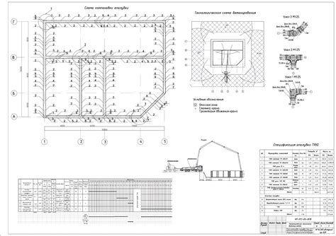 Курсовой проект Проектирование технологии бетонных работ Чертежи РУ