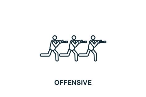 Offensive Icon Graphic By Aimagenarium · Creative Fabrica